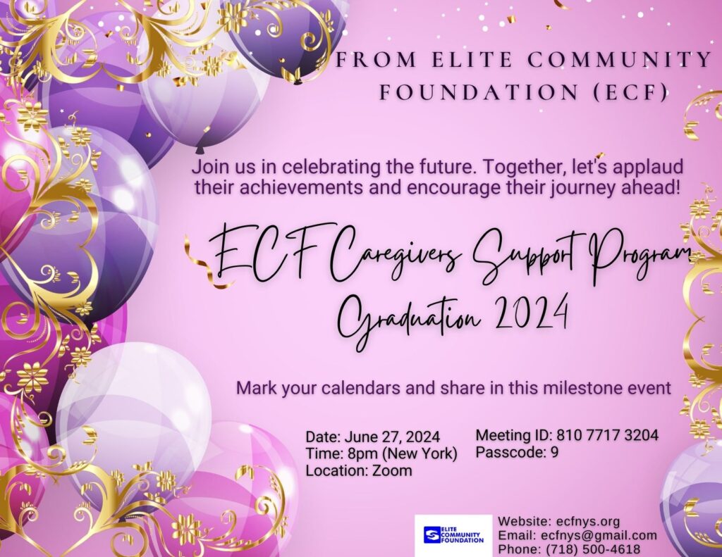 ECF Caregivers Support Program Graduation – Elite Community Foundation